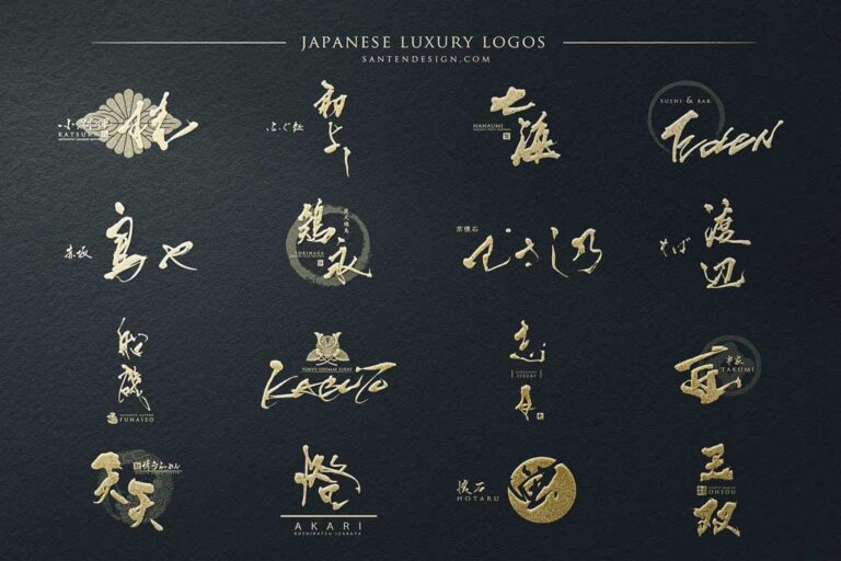 Japanese Symbol Ideas : Kamon, Patten, Kanji, Hiragana - SANTEN Design